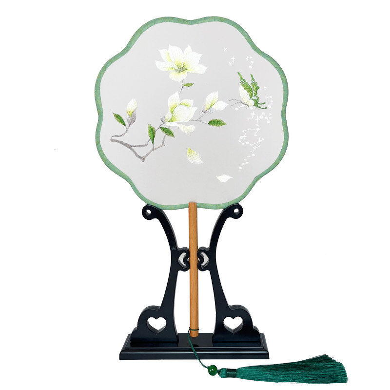 Suzhou Embroidered Round Fan Double-Sided Embroidered Ancient Style ...