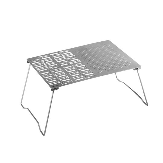 Naturehike Mondrian Folding Titanium BBQ Tray Camping Portable BBQ Wood ...