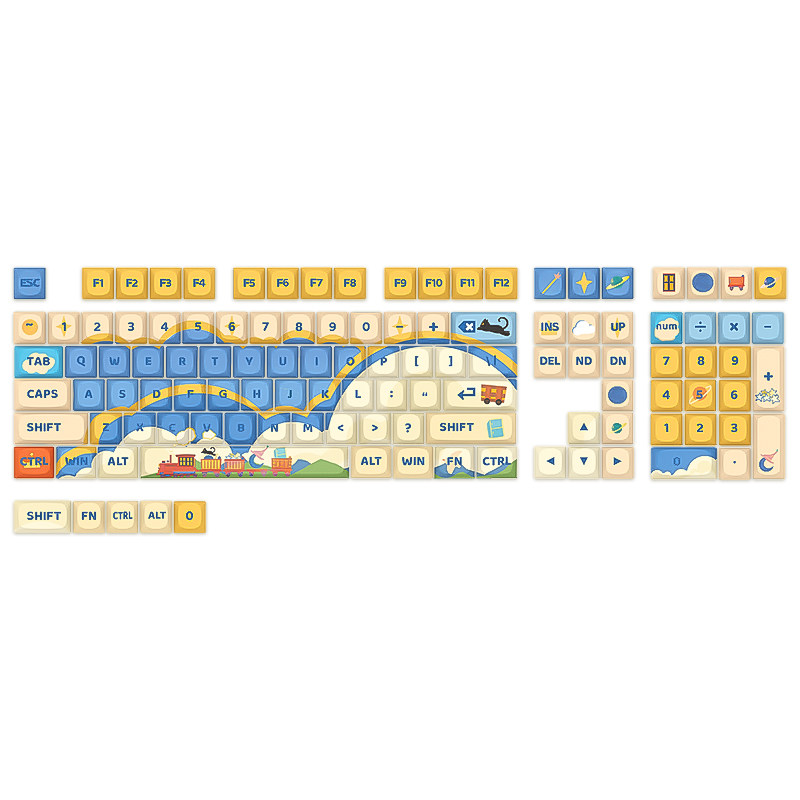Coolkiller Meow Keycap Set - PBT Sublimation - CSA Profile