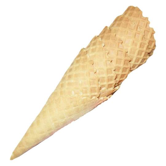 Cone crispy ice cream holder shell