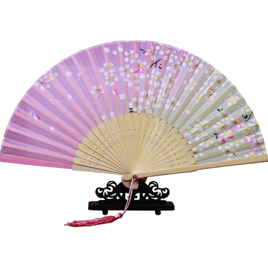 Chinese Style Hanfu Fan Folding Fan - Women's Ancient Style Classical ...