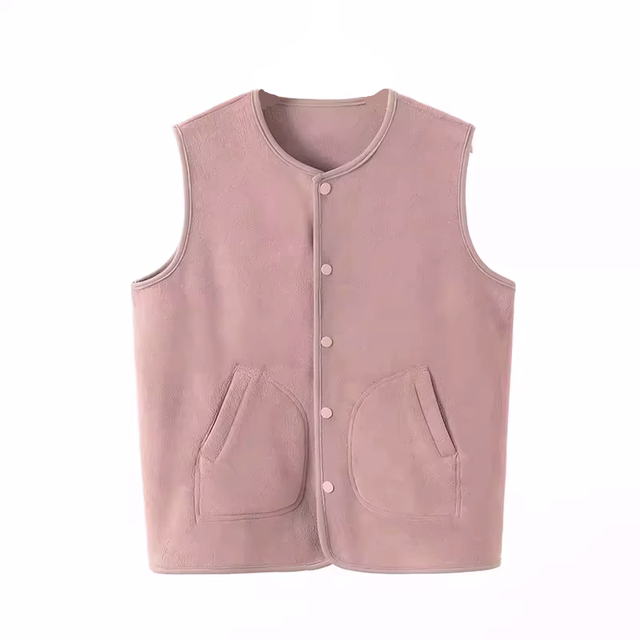 Mom double -sided velvet horses, women with warm vests in autumn and ...