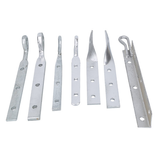 Hot-dip galvanized eye pull 10*40*370 cluster cable clamp pull no. 1 ...