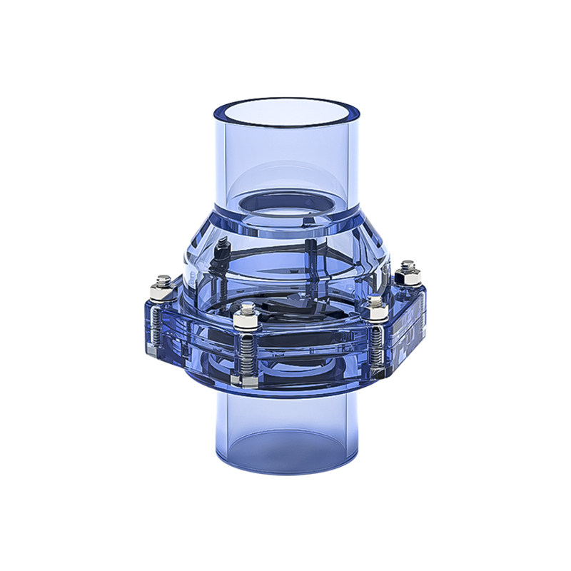 Xinguan Transparent Flap Check Valve - 32/40mm PVC Drain Pipe Fitting