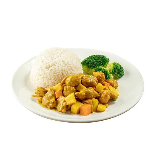 Gu Yan Cuisine Rice Bowl - Fast Food Takeaway Dish with Noodle Toppings