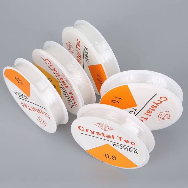 Micro bomb transparent crystal wire bead accessories handmade DIY ...