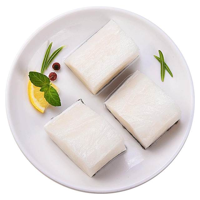 I love fishing French silver cod mid-section cod fresh thorned cod baby ...