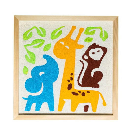 DIY Digital Oil Painting Pulp Painting Material Package Pacha Dog ...