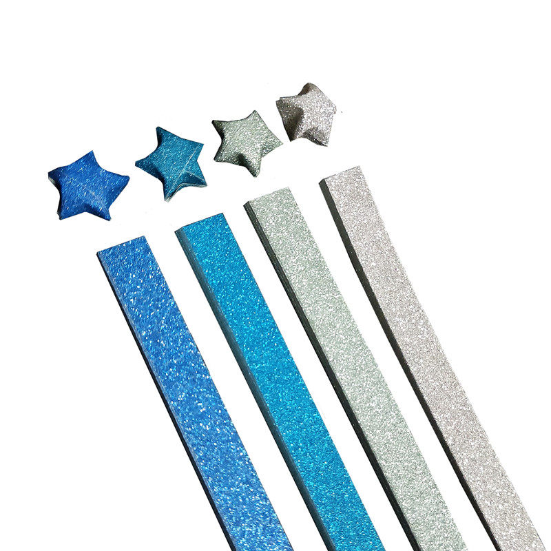 Origami Star Paper Strips - Flashing, Fluorescent, DIY Craft Kit