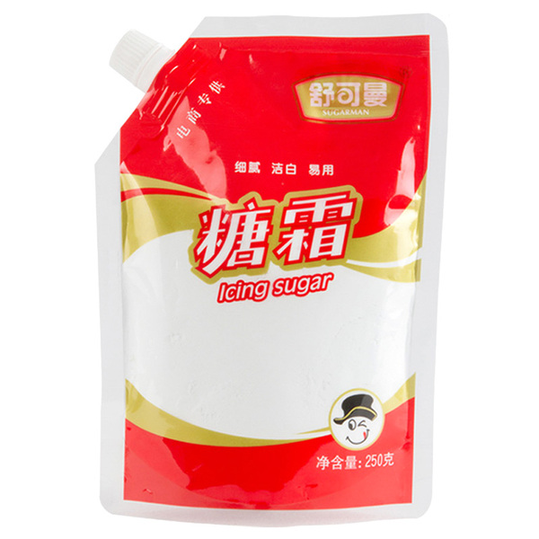 Schukoman Extra Fine White Sugar Powder 250g - Ideal For Cheesecake ...