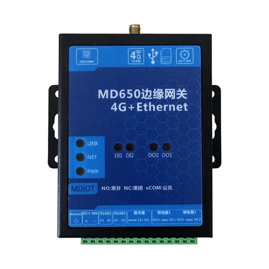 Brama IoT Mdiot Md650 4G LTE - Modbus do JSON, RS485, Ethernet