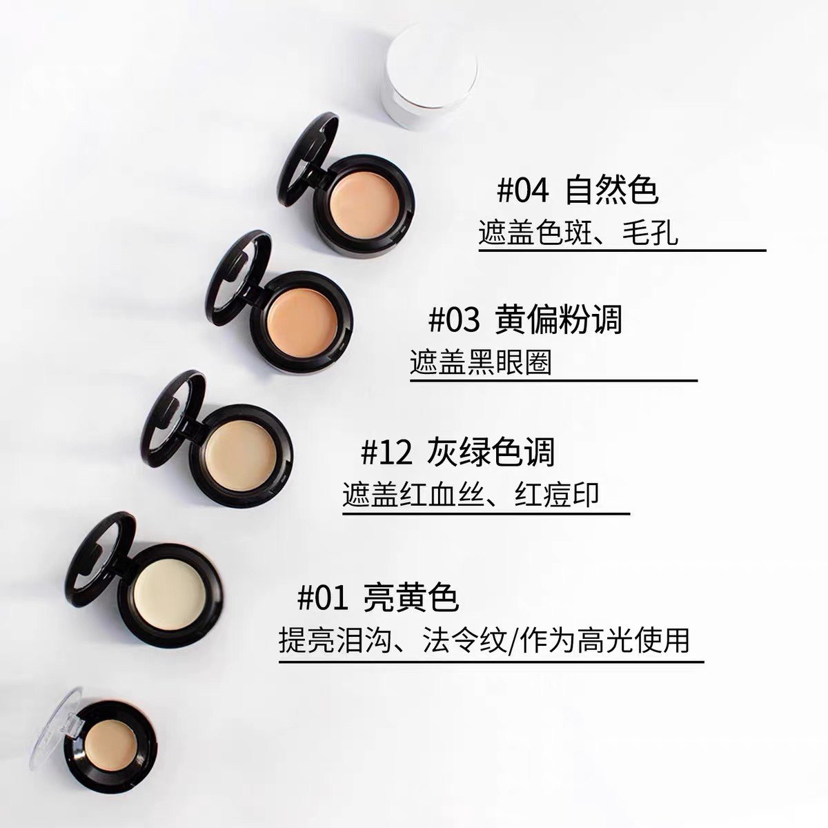 German Malu Concealer Sample Malu Eye Concealer Palette Covers Spots ...