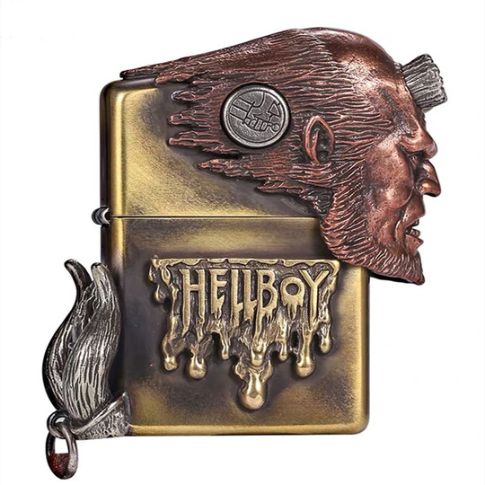 מצית נפט זורו מקורי 902 - creative retro old hellboy collection מתנה לחבר