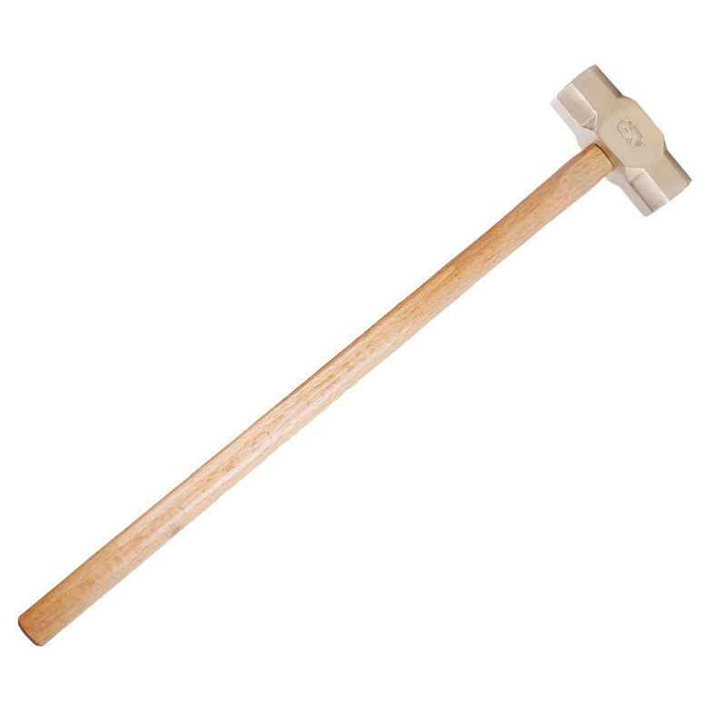 Explosion-Proof Copper Hammer with Wooden Handle