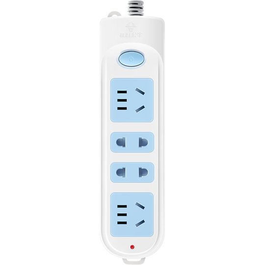 Bull Long-Line Electric Socket Plug Row with Invisible Glue Strip
