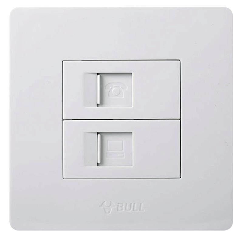 Bull Network Cable Telephone Line Panel Socket - Computer Category Six ...