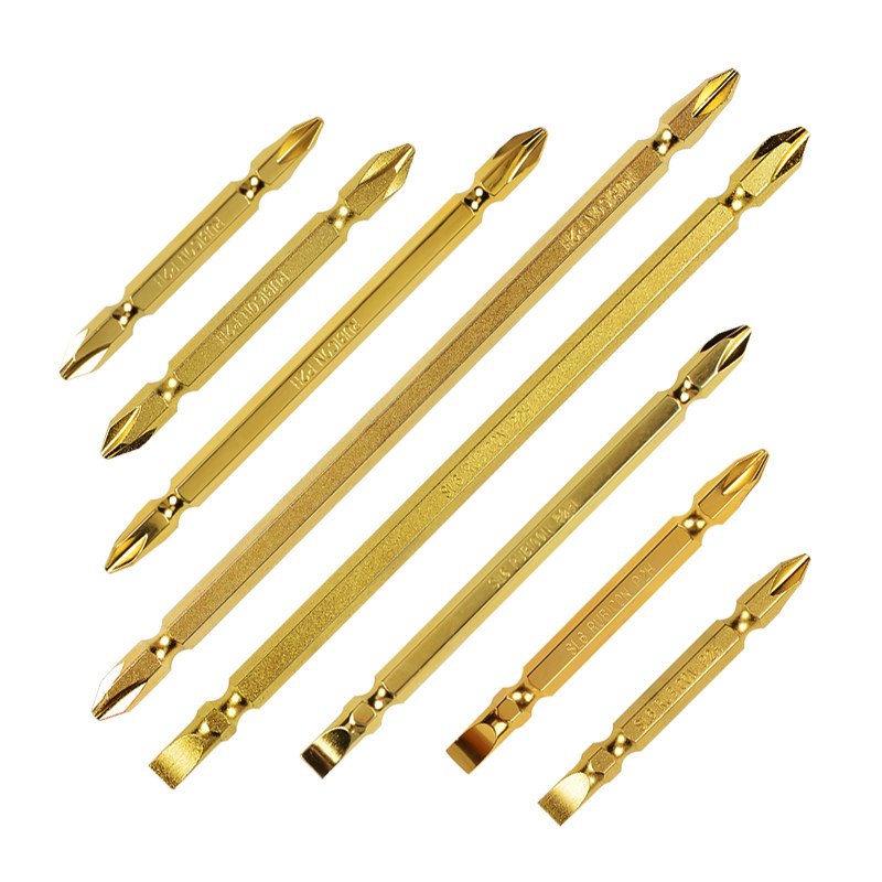 Rubicon GW-10/GW-11 Double-Headed Pneumatic Driver Bit - Golden Finish