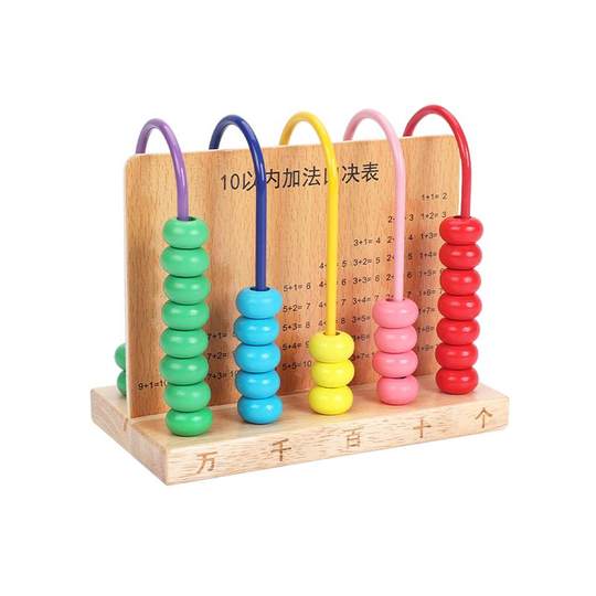 Five-Gear Counter for Elementary School Math Learning Beads | Teaching ...