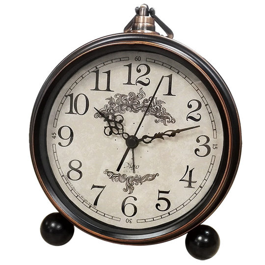 Retro American Art Pendulum Clock for Home Decor
