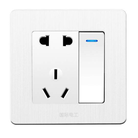 International Electrician Plug-In Wall Socket with 10 Holes