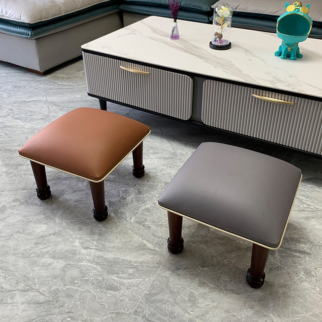 Technology cloth soft bag solid wood bench ins, Nordic coffee tables ...