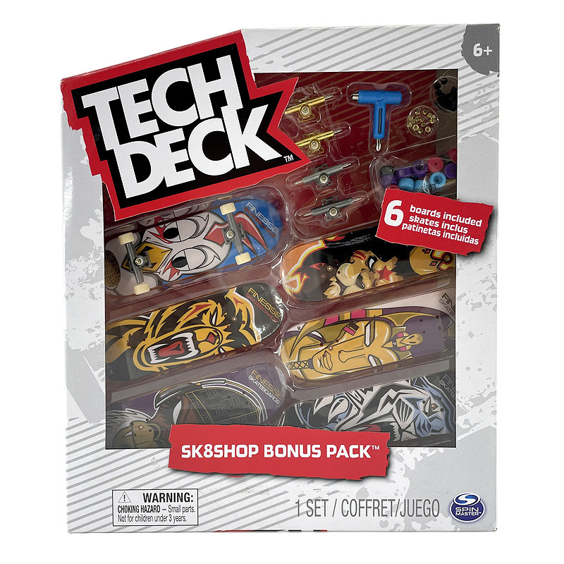 لوح إصبع Tech Deck Pro - فريق Flip - جسر بديل وأدوات - مجموعة 4x6