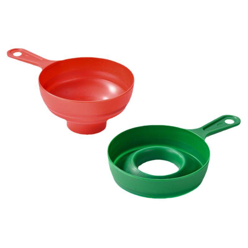 Pei House Plastic Folding Funnel - Wide Mouth Kitchen Funnel for Jam ...