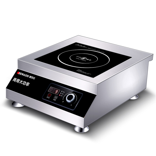 Demas 5000W Commercial Induction Cooker - High Power Single Burner