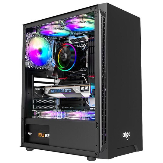 Aigo Patriot A15 M-ATX Computer Case - Transparent Side Panel - Water ...