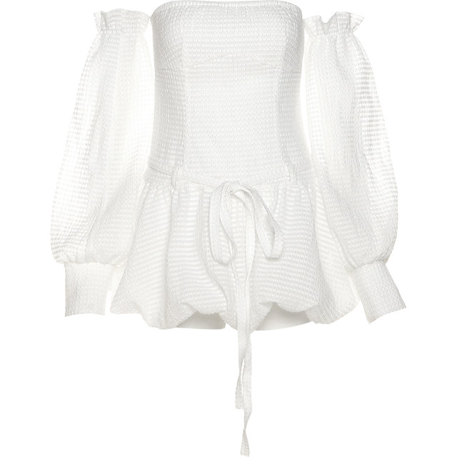 Weird girl sweet cool hot girl style solid color bow strap tube top ...