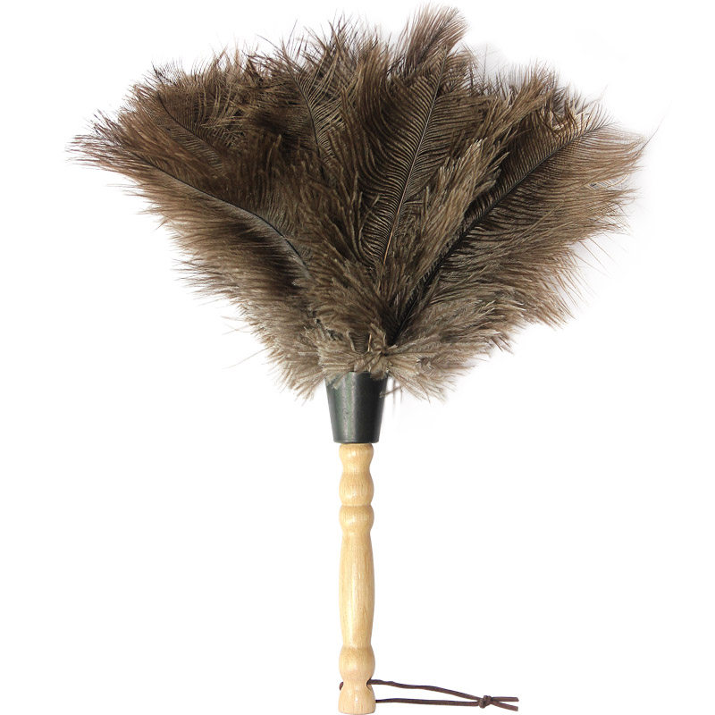 Ostrich Feather Duster for Home and Car Cleaning - Commercial Quality