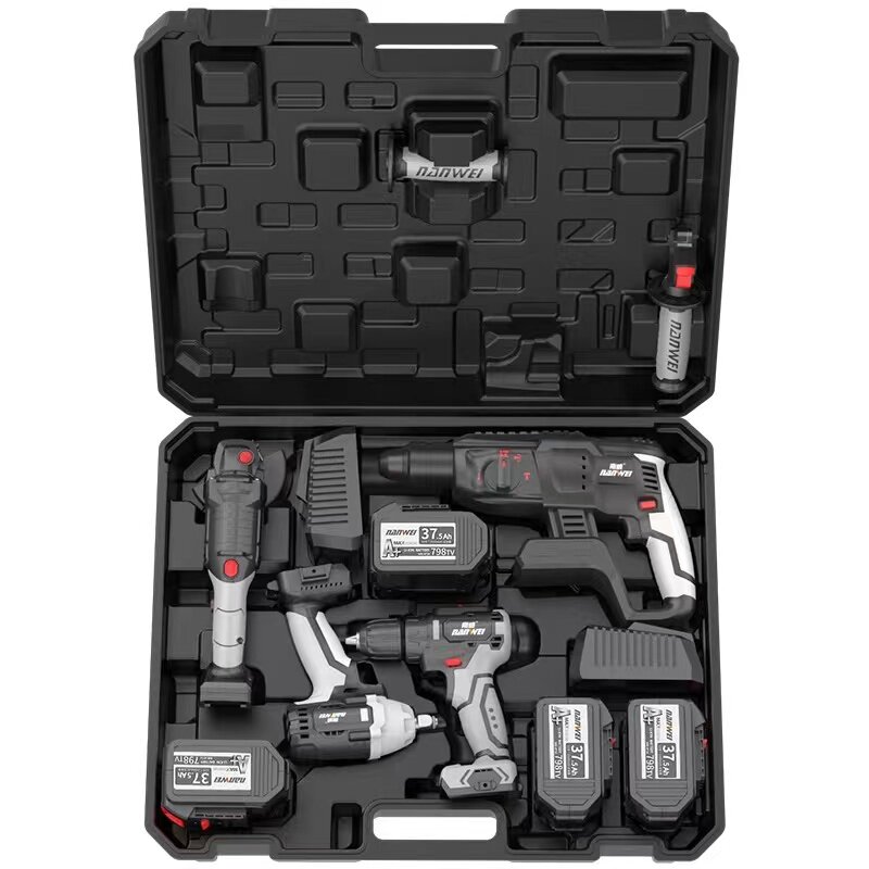 Nanwei Electric Hammer - Brushless Rechargeable Lithium Battery Impact ...