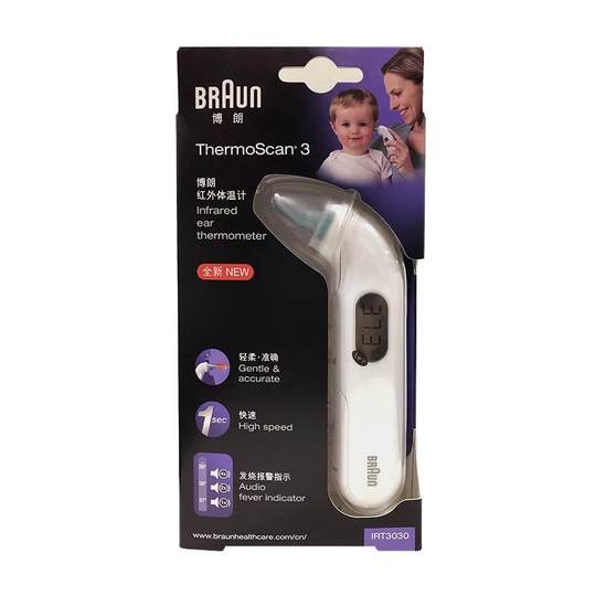 German Braun Braun Ear Temperature Gun IRT3030 Electronic Thermometer ...