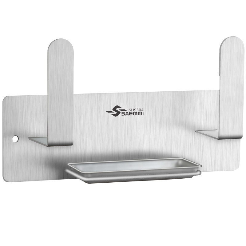 Kitchen Pot Lid Rack Without Punching - Wall Hanging with 304 Stainless ...