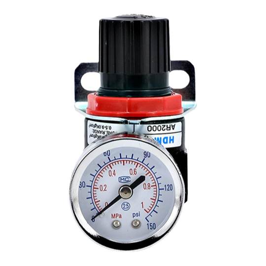 Pressure Regulating Valve - Air Pressure Reducing Valve for Pneumatic Systems, AR2000 Air Compressor