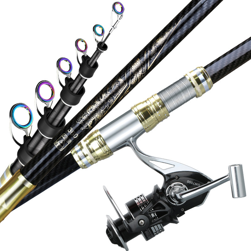 Wolf King Dragon Soul Sea Fishing Rod - Carbon Fiber Super Hard Rod
