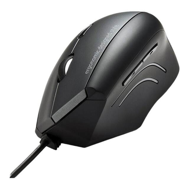 Japan SANWA wired mouse vertical grip blue LED 5-button gaming mouse ERG7