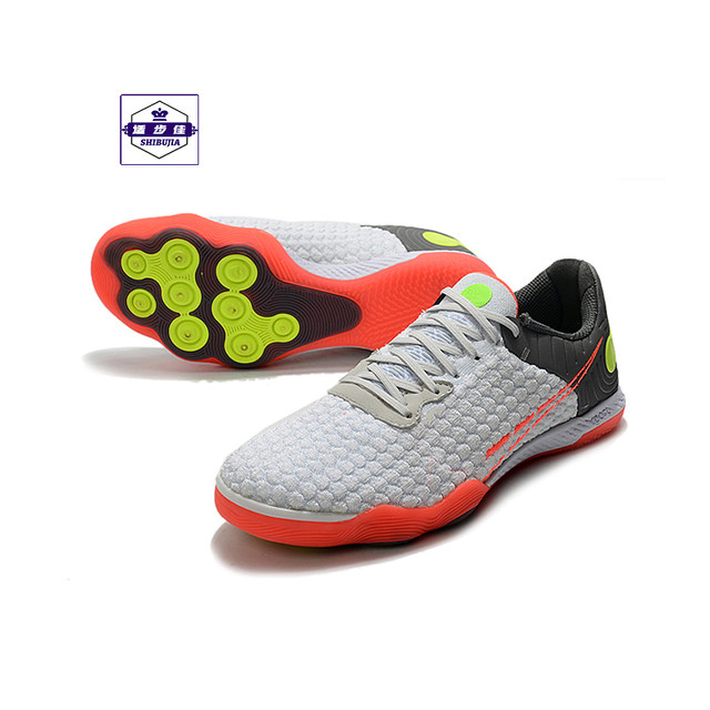 Indoor five -person low -top football shoes breathable knitted training ...