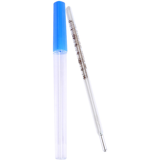 Kefu Medical Mercury Thermometer - Home Use for Measuring Human Body ...