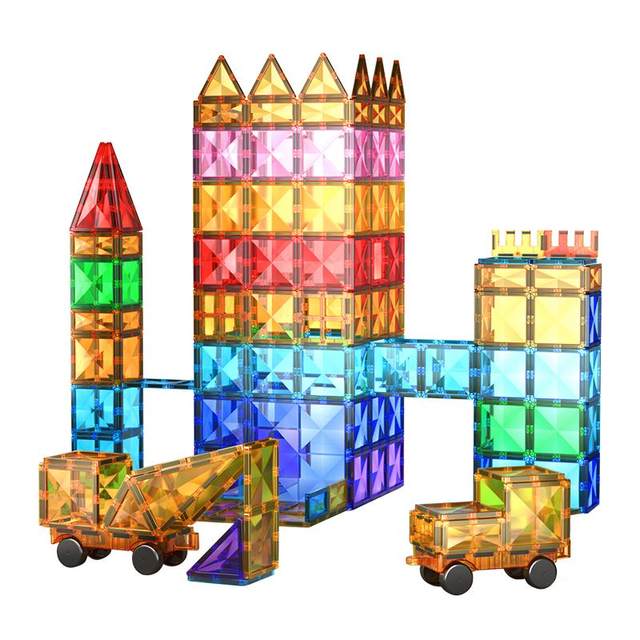 Drilling noodle color window magnetic tape children's puzzle toy strong ...