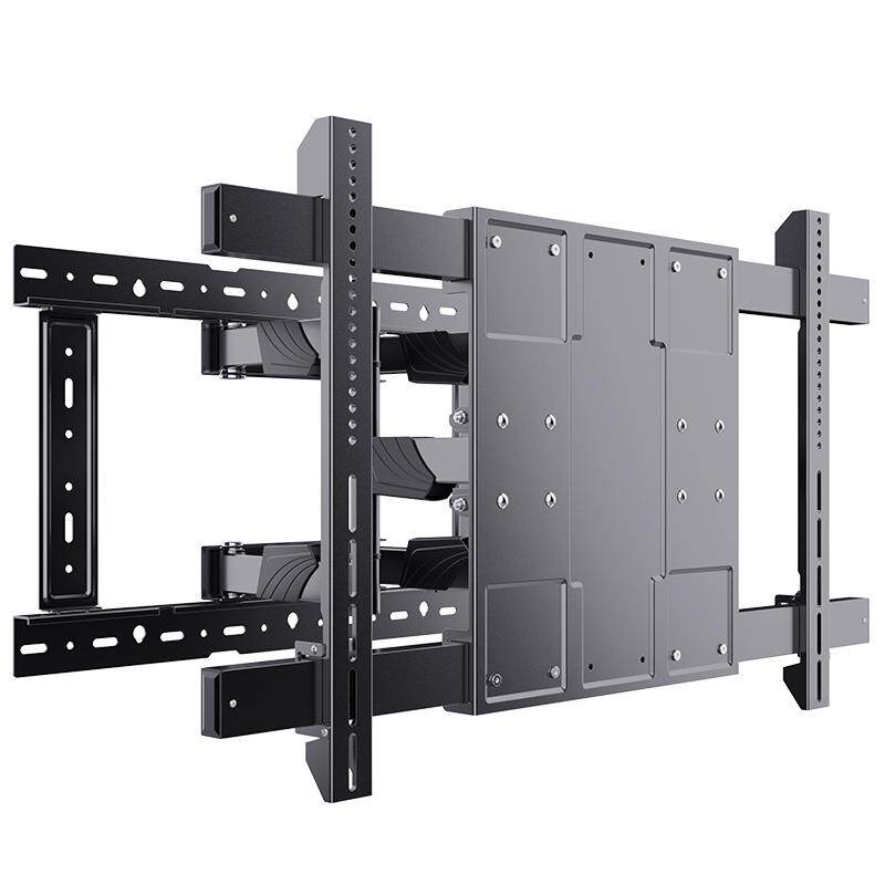 Ultra-Thin Large-Screen TV Telescopic Rack for Wall-Mounted Installation