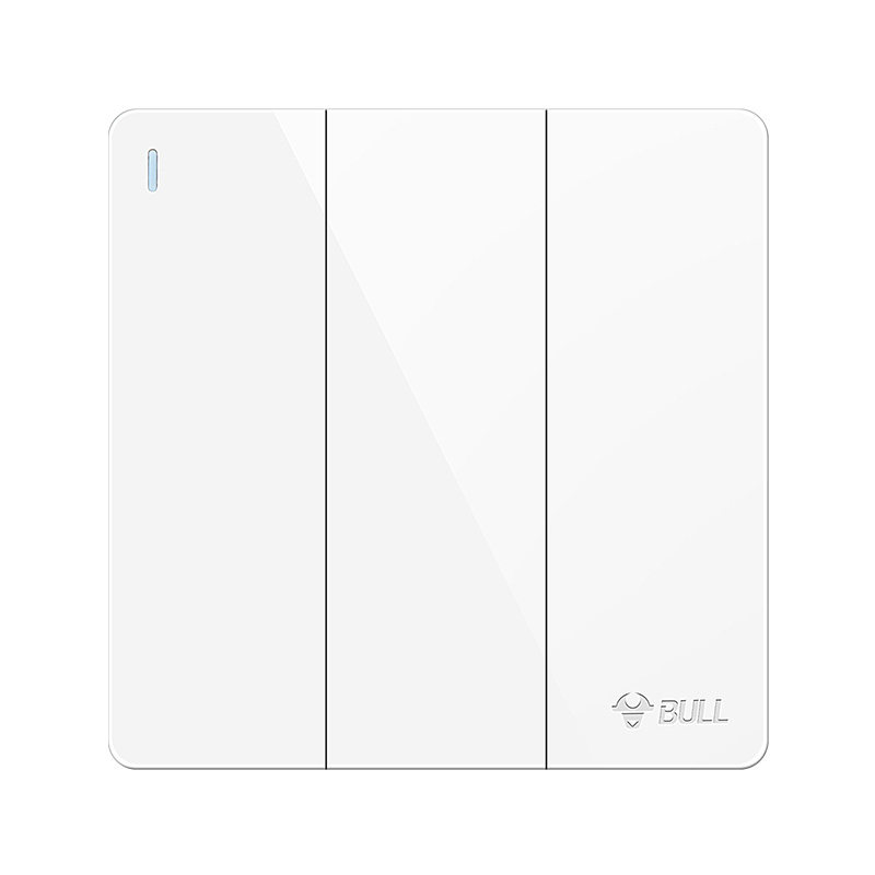 Bull three-open switch socket typ 86 haushaltswand 3-positionen ...