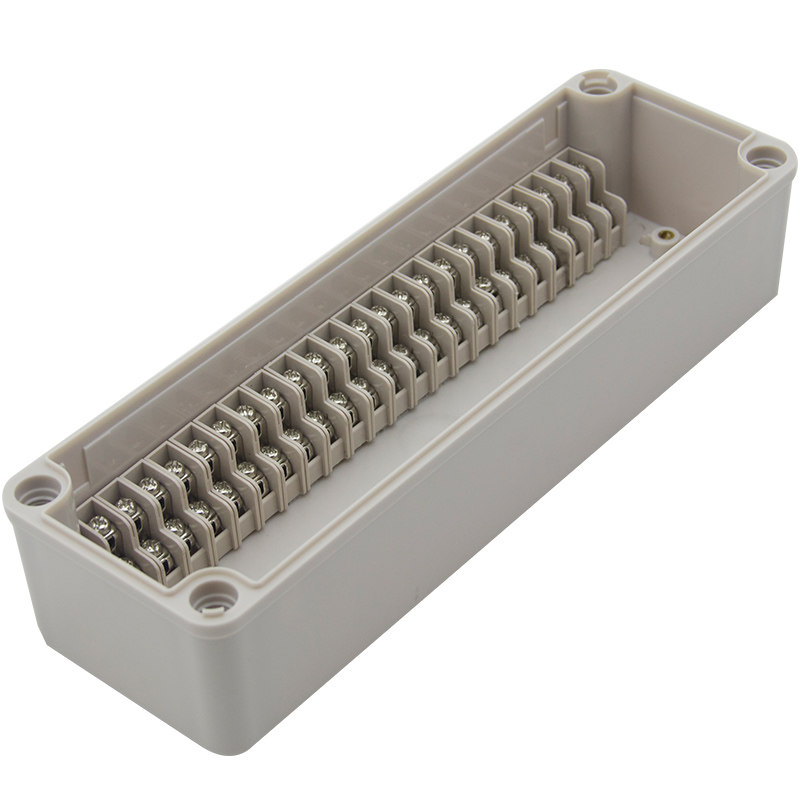Outdoor Waterproof Junction Box - Plastic, Cable Seal with Terminal ...
