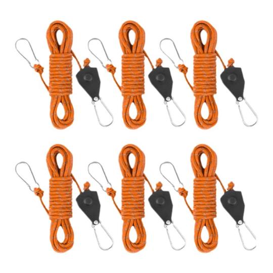 Adjustable Rope Tightener: Reflective Anti-Trip Tent Rope, Canopy ...