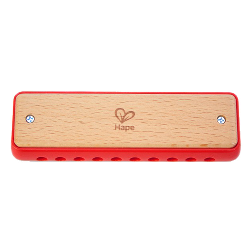 Hape Rainbow Flauta Harmónica Brinquedo de Madeira