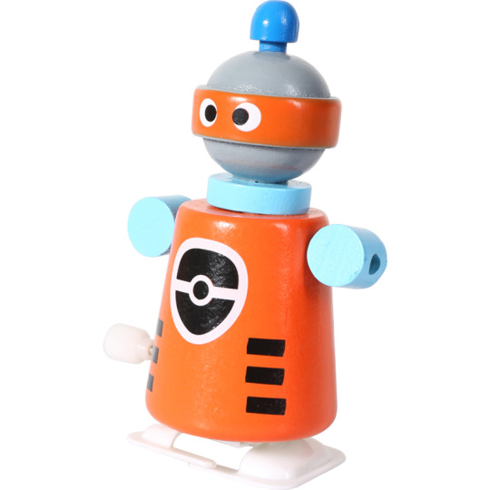 Lucky Boy Wooden Clockwork Robot Walking Toy - Educational Baby ...