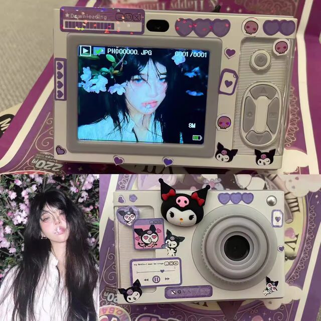 Girls' cute ccd digital camera student party entry-level retro small ...
