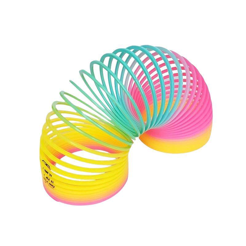 Rainbow Circle Children's Spring Toy | Magic Elastic Ring for Fun Play