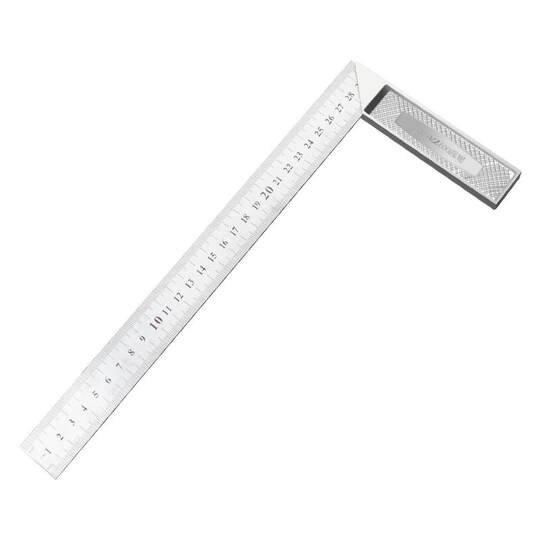 Stainless Steel Right-Angle Ruler - Industrial-Grade Woodworking Tool