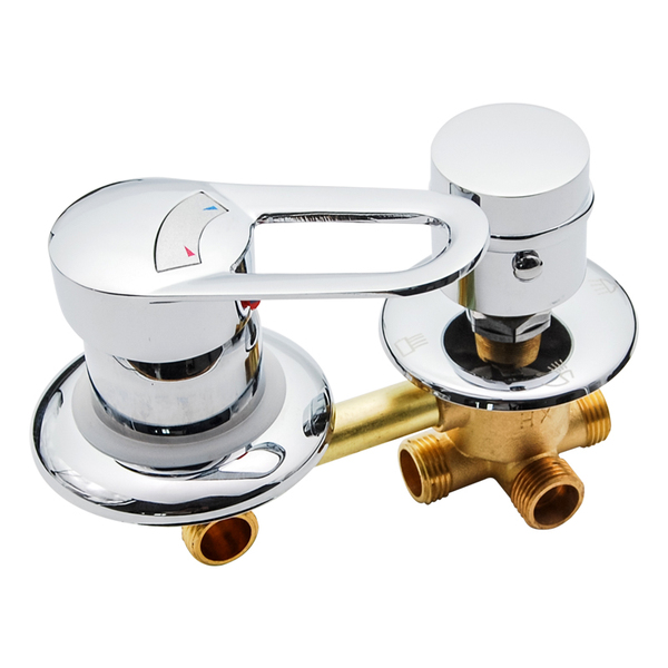 Integrated shower room hot and cold bathroom stall mixing valve | EBUY7 ...
